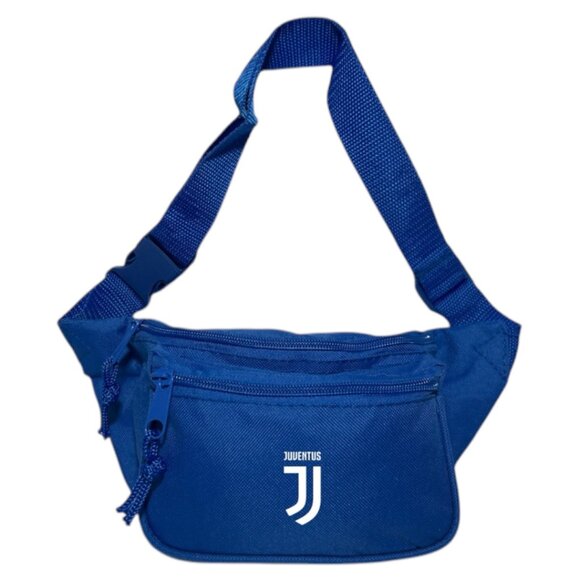 Bags | Mens Juventus Soccer Logo Fanny Pack Royal Blue | Poshmark